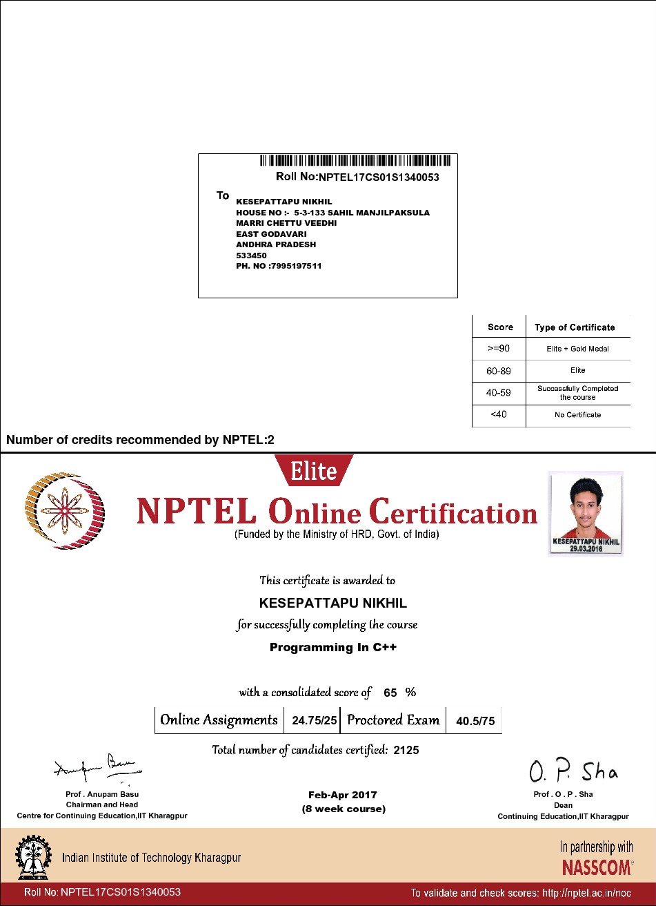 Nikhil Kesepattapu - Java Backend Developer @TCS Serving Notice Period LWD - 22rd Oct | LinkedIn