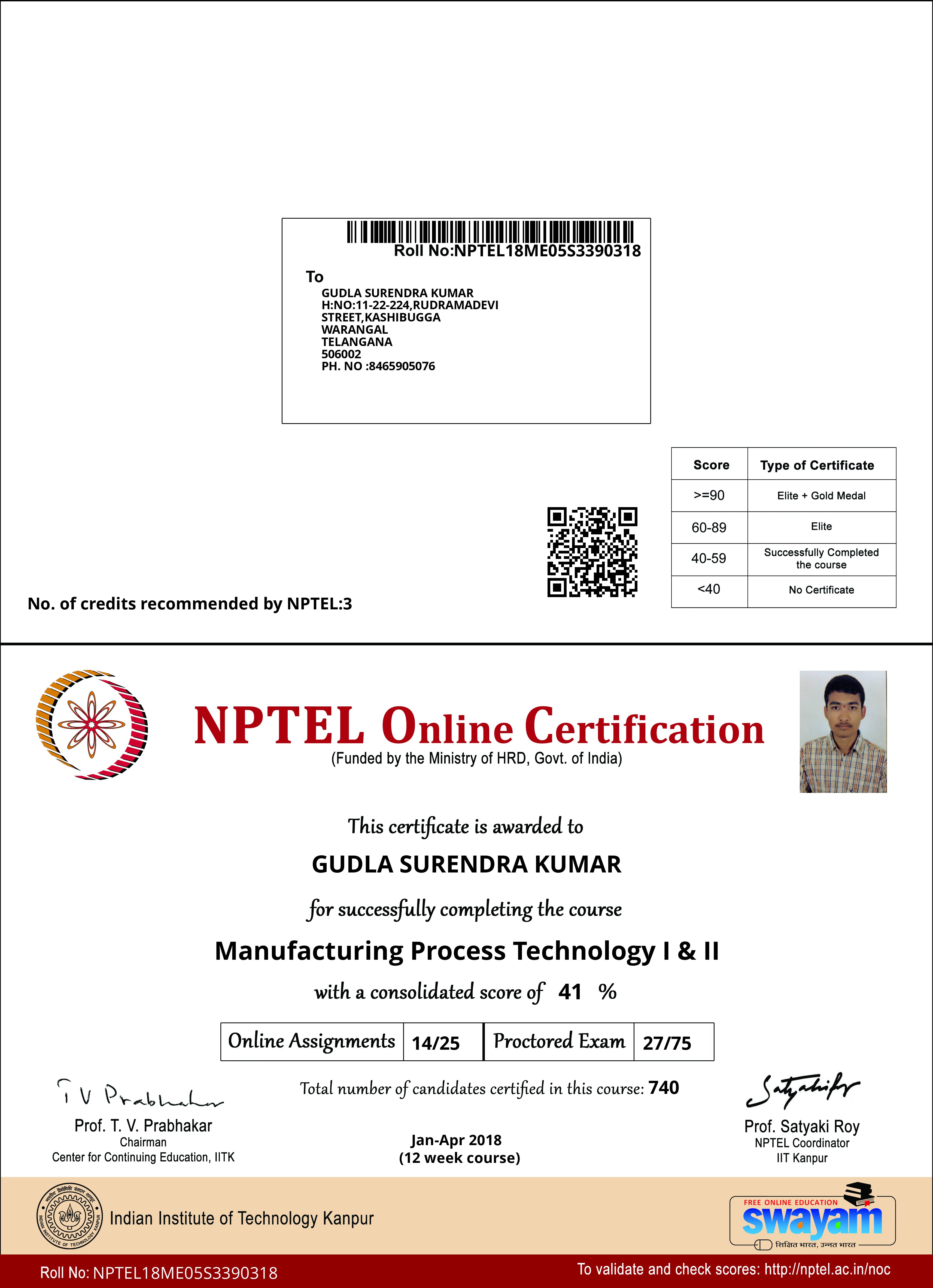 surendra kumar - PhD Metallurgical and Materials Engineering, NITW | LinkedIn