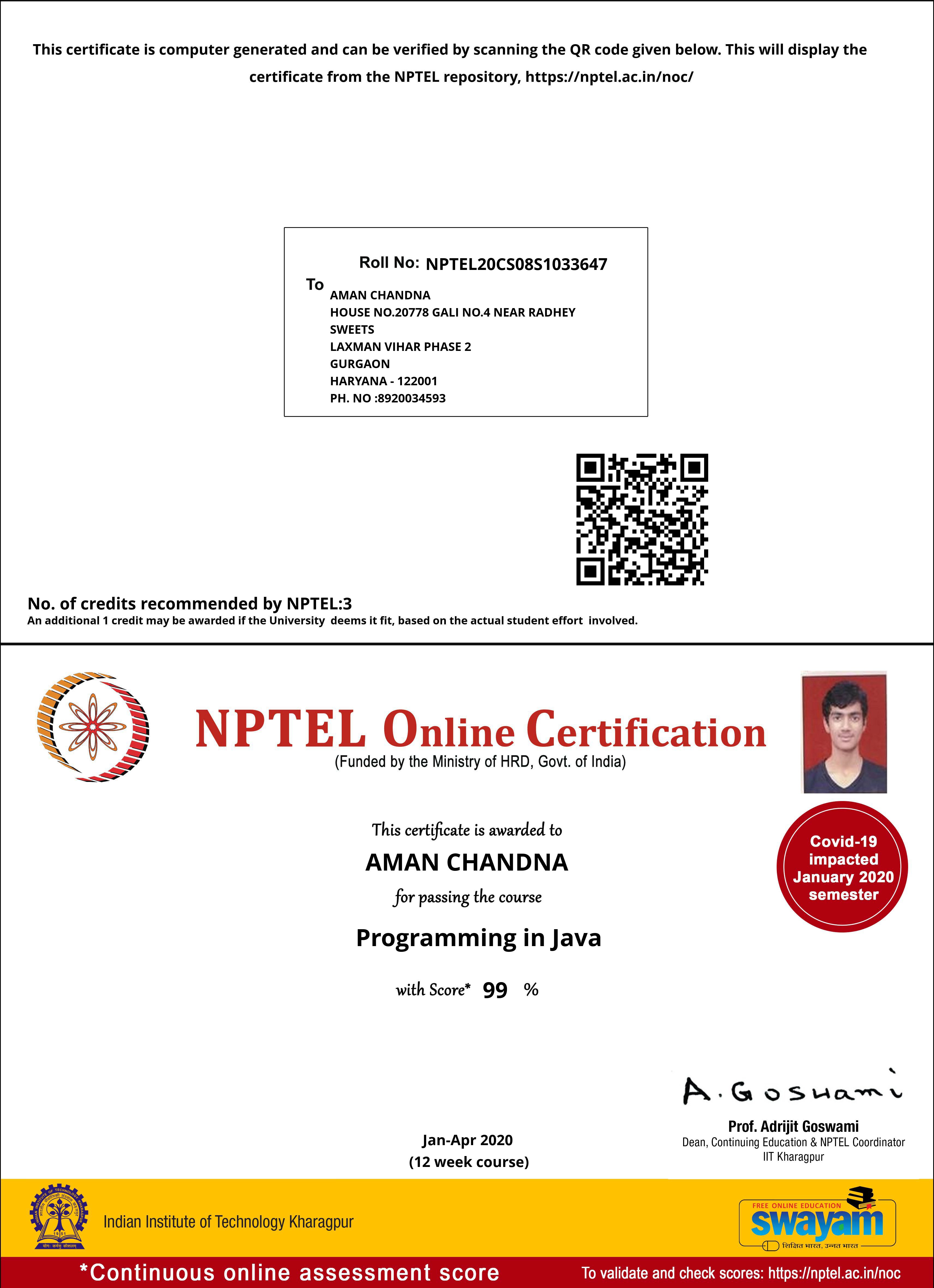 Aman Chandna - Associate at Goldman Sachs | 4+ YOE | LinkedIn