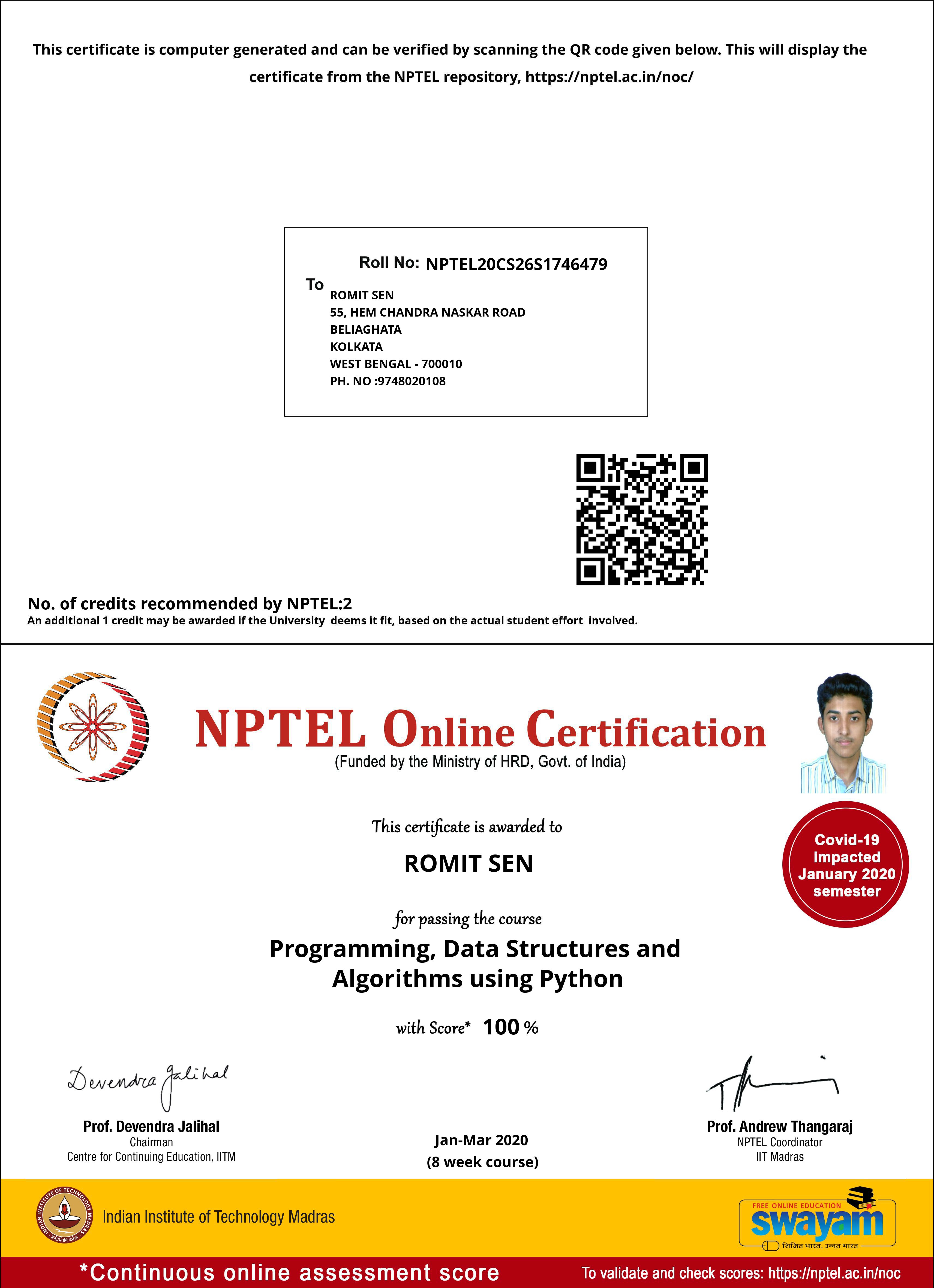 Romit Sen - Data Analyst Intern - Bear Cognition | LinkedIn