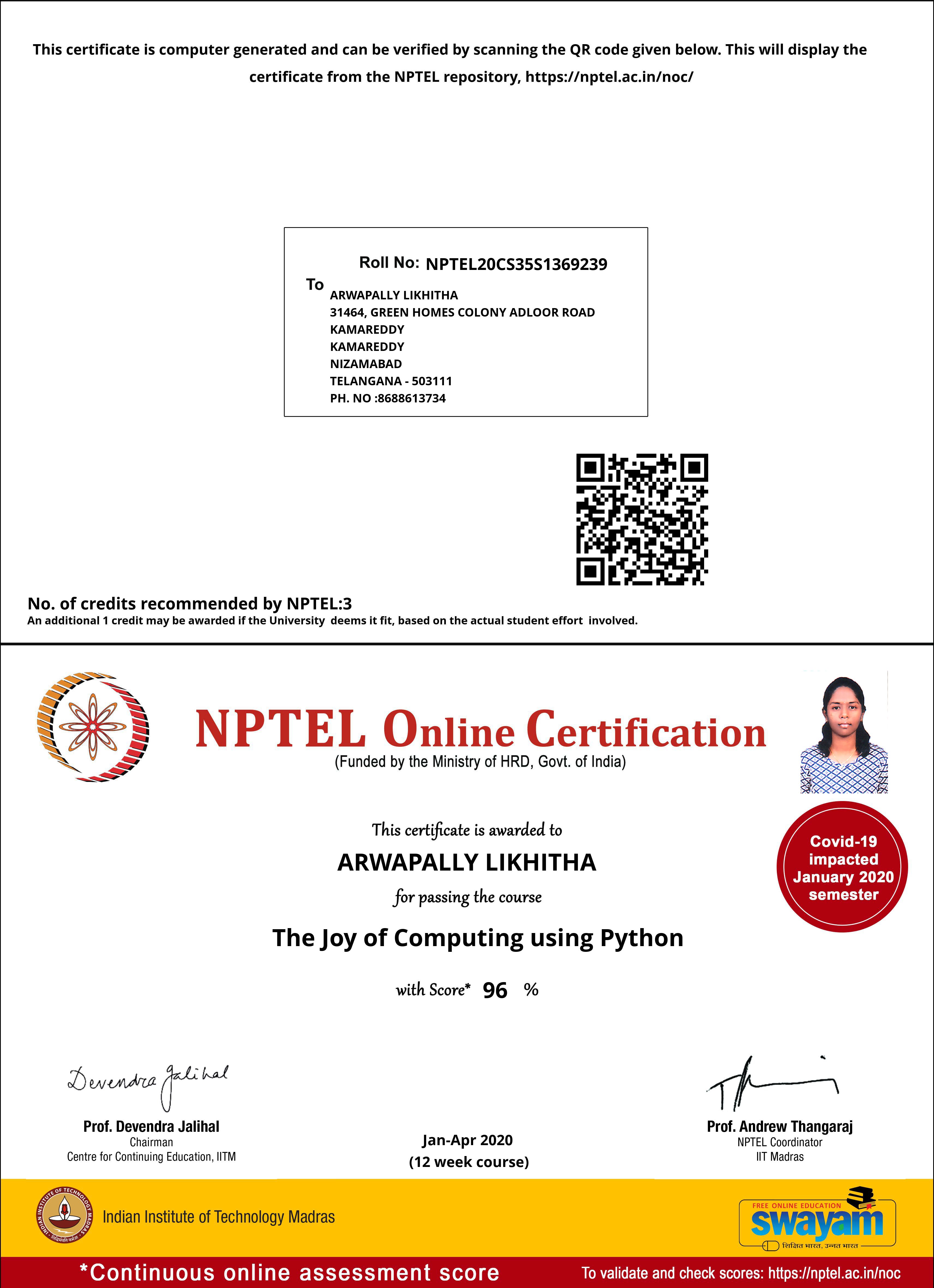 Likhitha Arwapally - Integration Developer @ Deloitte USI | GNITS'23 | LinkedIn