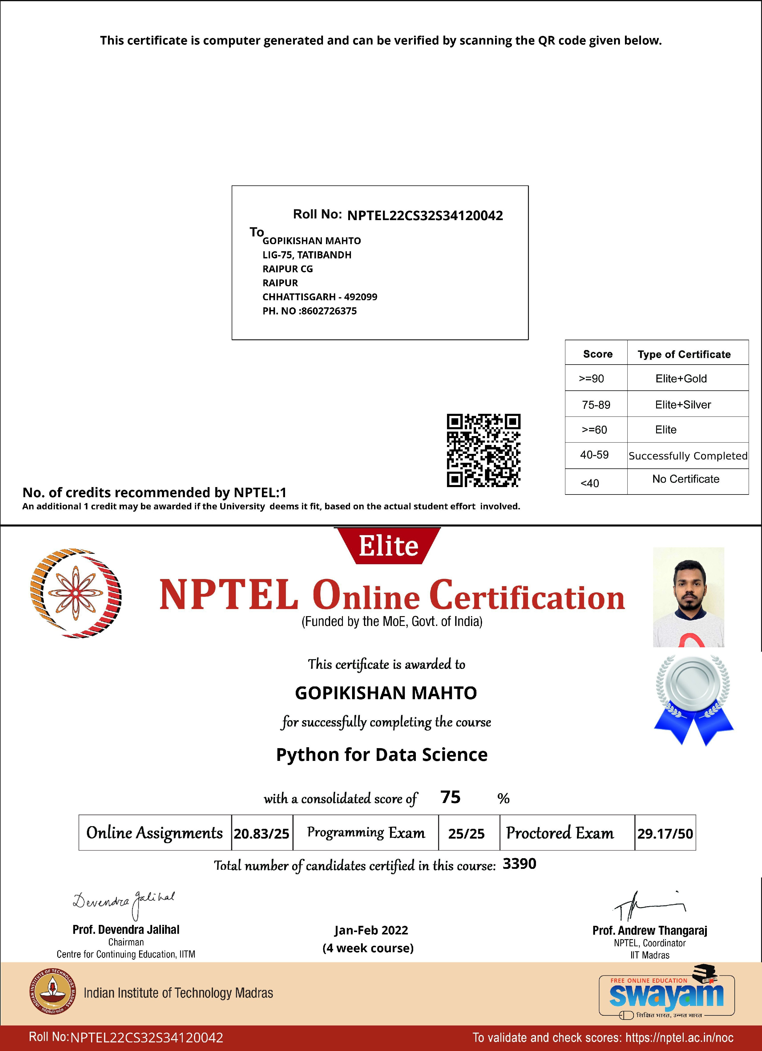 Gopikishan Mahto - Machine Learning Engineer - MLOps | Finalist @ eYRC 2019 | Ex-intern @ IIT ...
