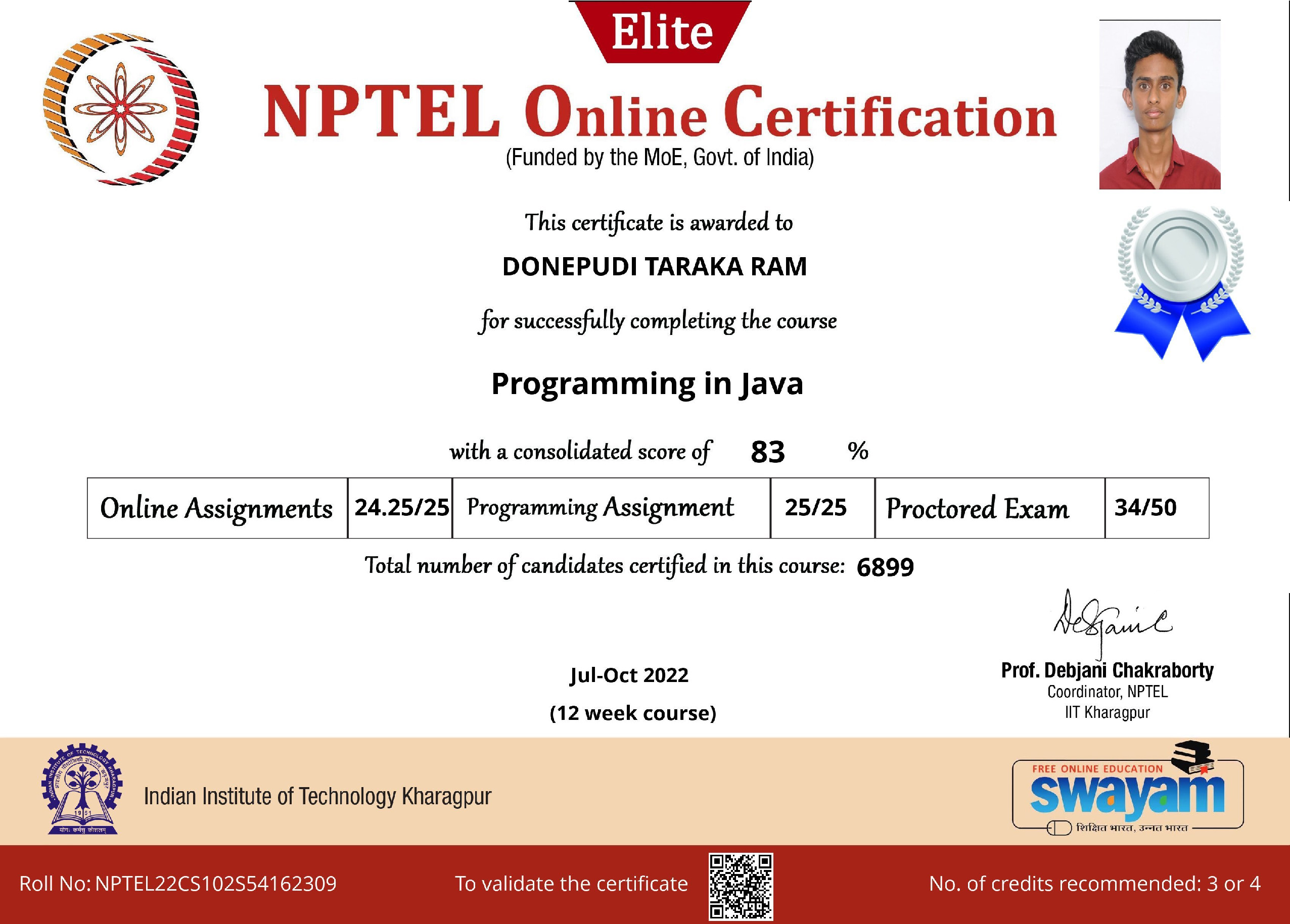 Taraka Ram Donepudi - MS in Computer Science| BTECH in Information Technology |Passionate about ...