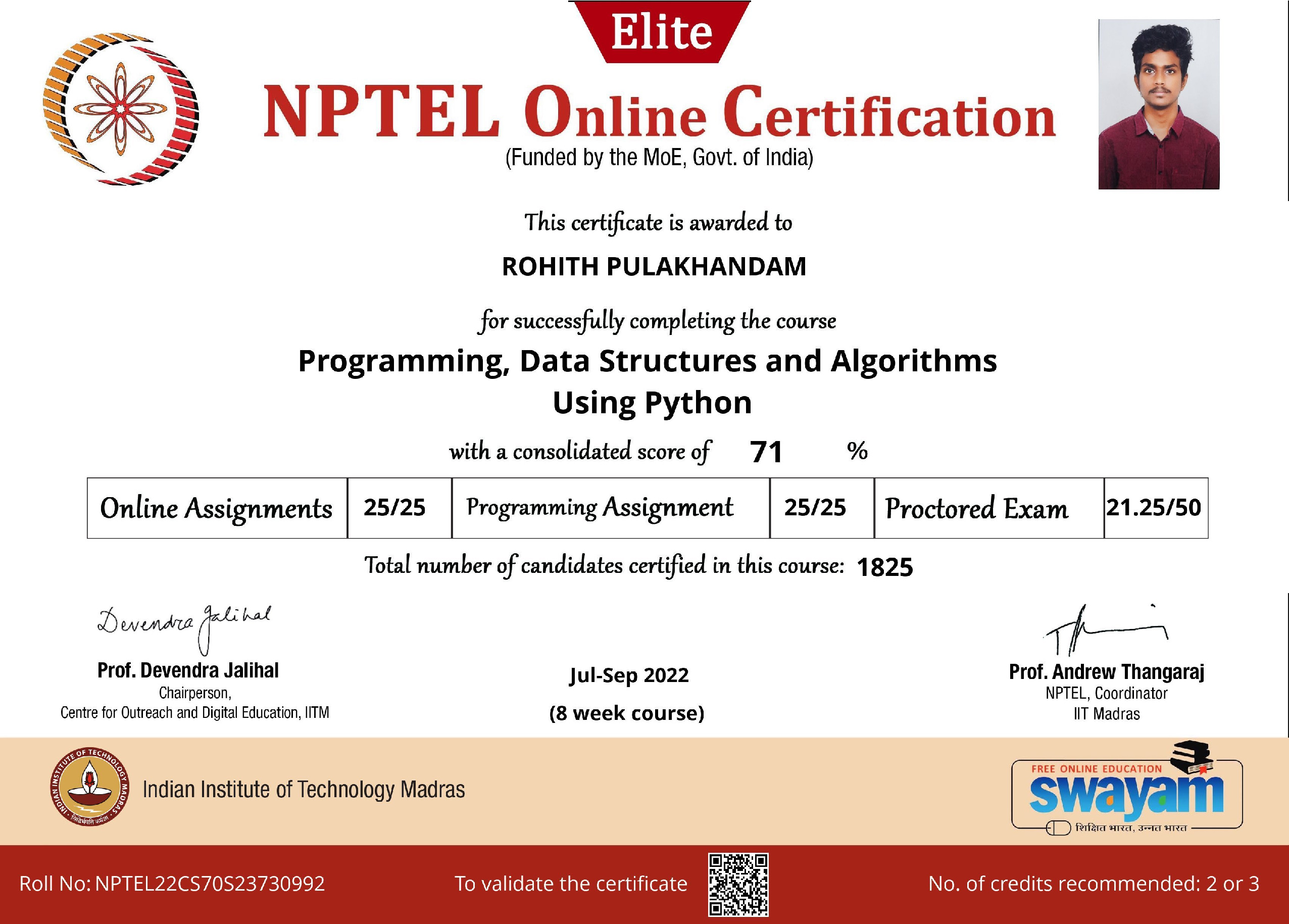 Pulakhandam Rohith - Data Science Enthusiast | Passionate About Exploring the World of Data and ...