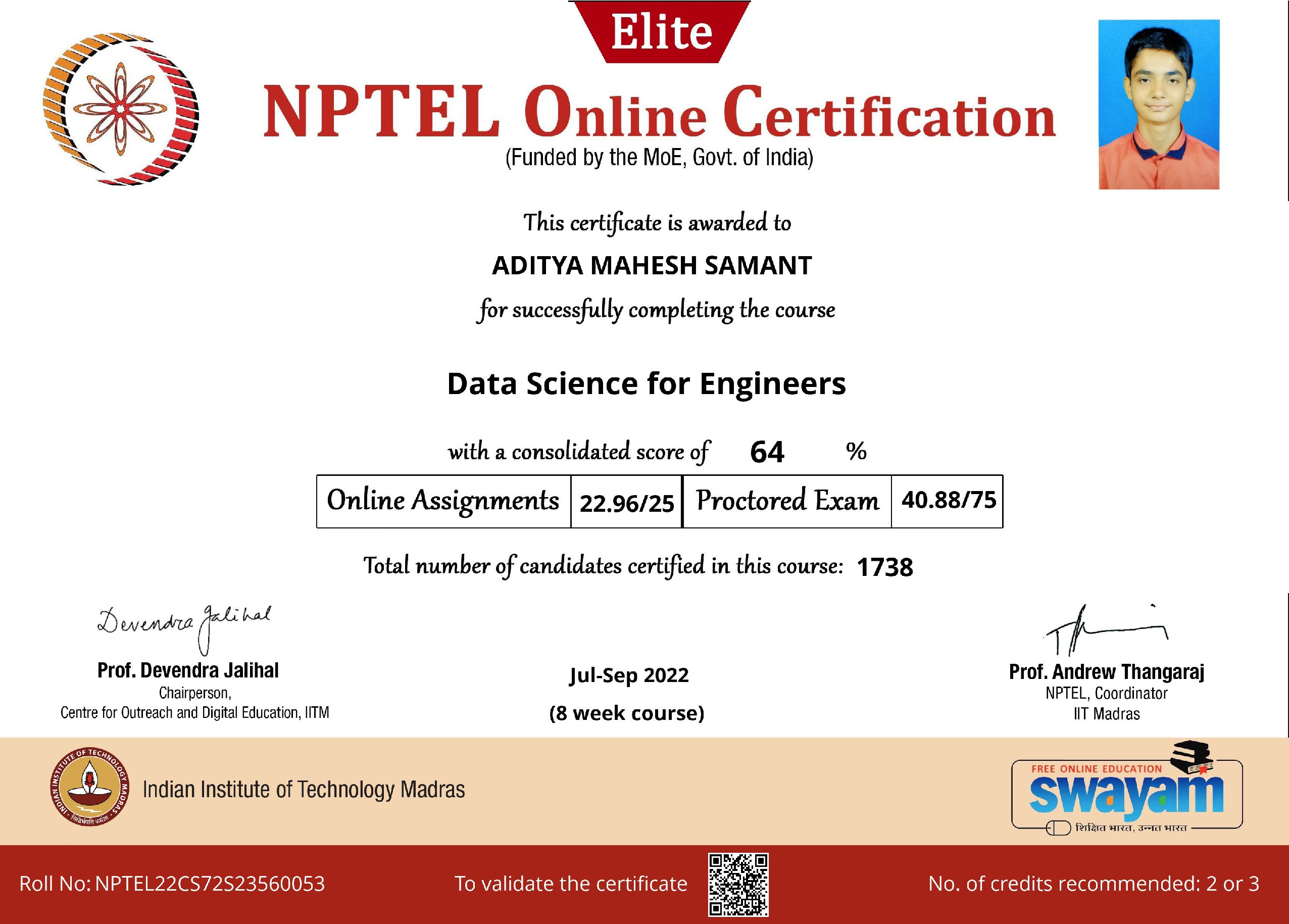 Aditya Samant - SDET@INFUSE | LinkedIn