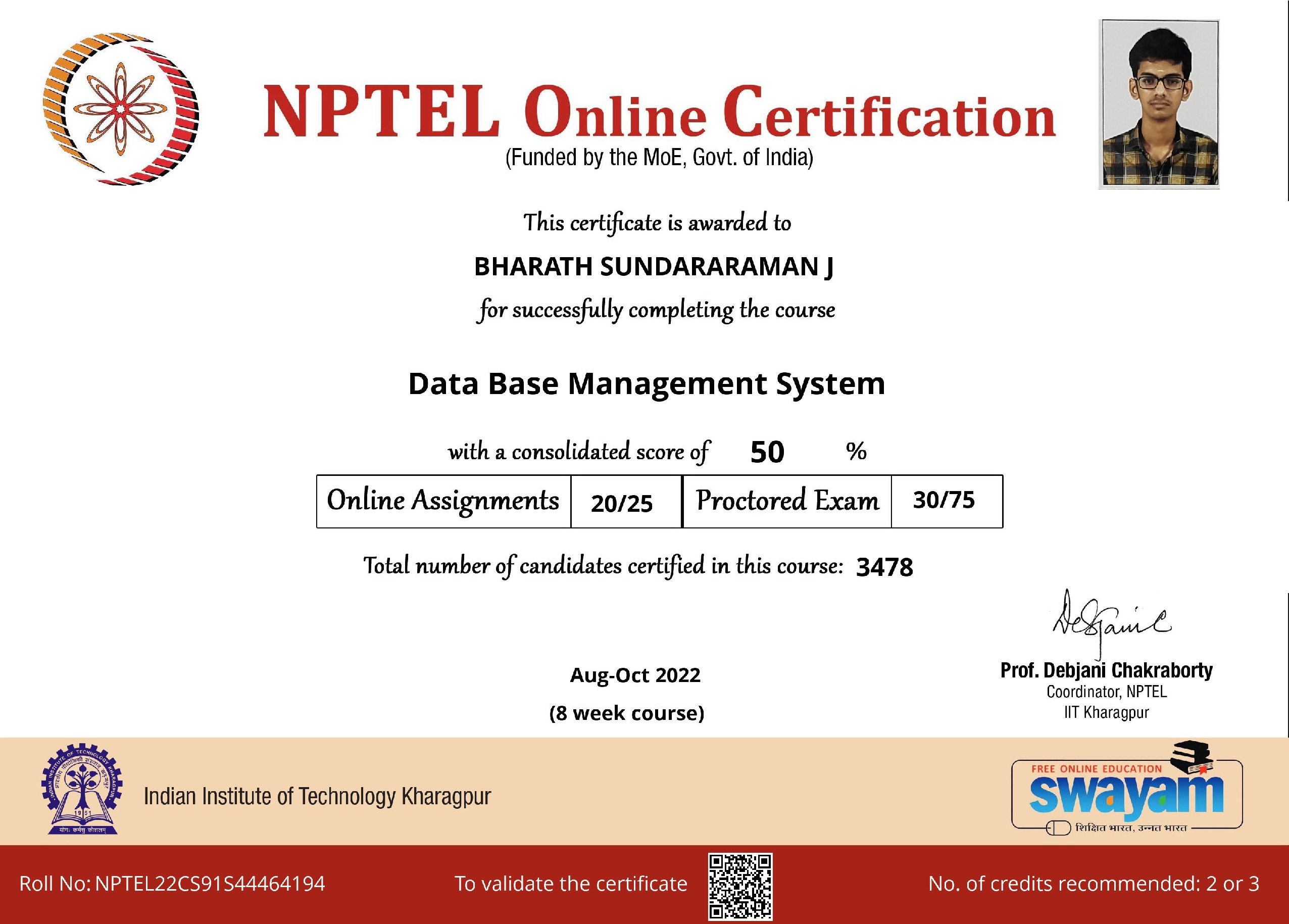 Bharath Sundararaman Jagadeesan - Pursuing Master's of Technology in the field of Computer ...