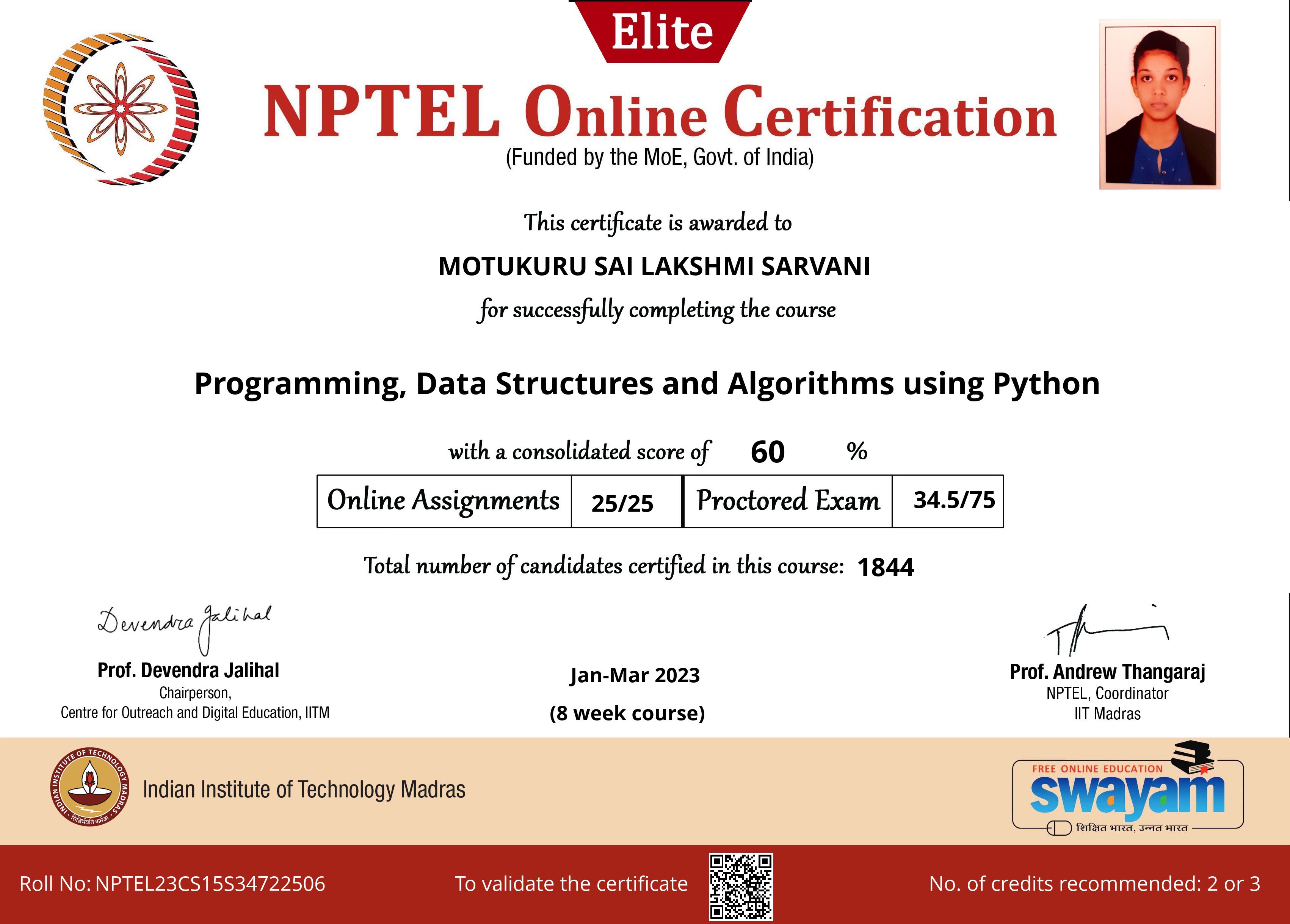 Motukuru Sai Lakshmi Sarvani - Software Development Engineer @ Lumen Technologies || Participant ...