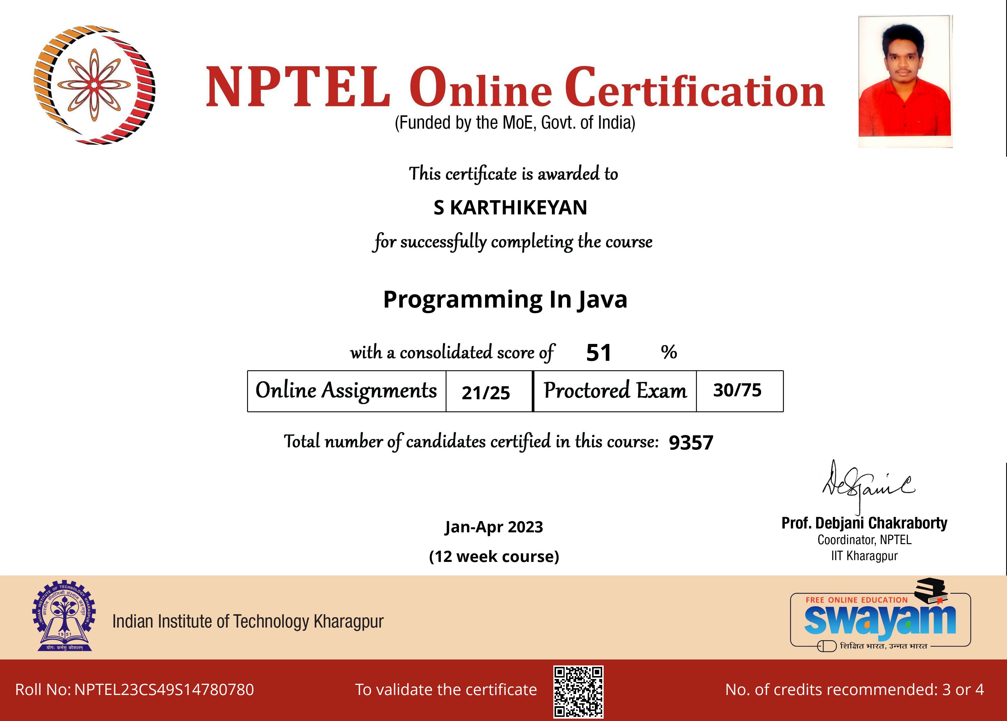 KARTHIKEYAN S - Assistant System Engineer Trainee at Tata Consultancy Services | LinkedIn