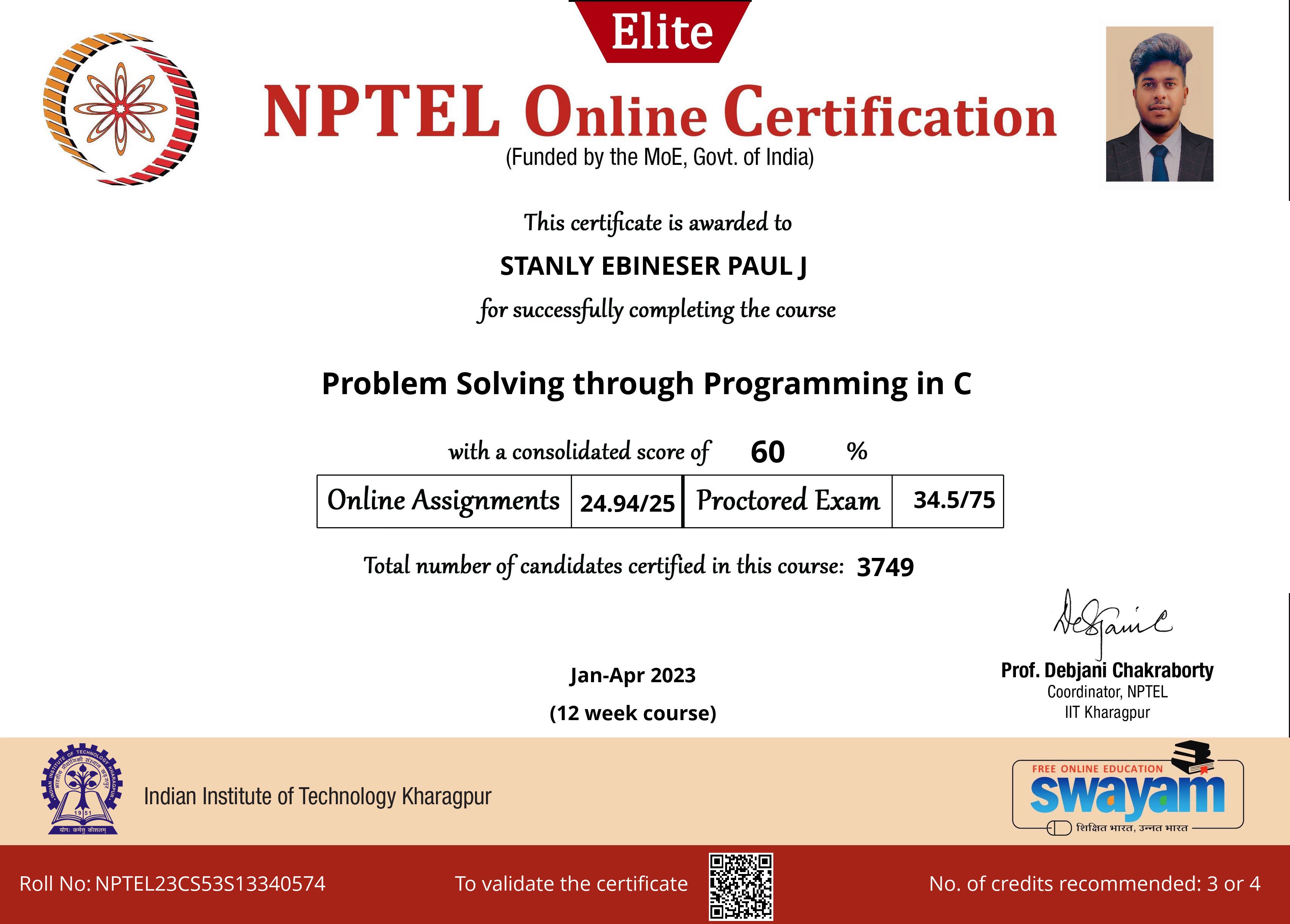 STANLY EBINESER PAUL J - Vehicle Integration Engineer @ Raptee HV ...