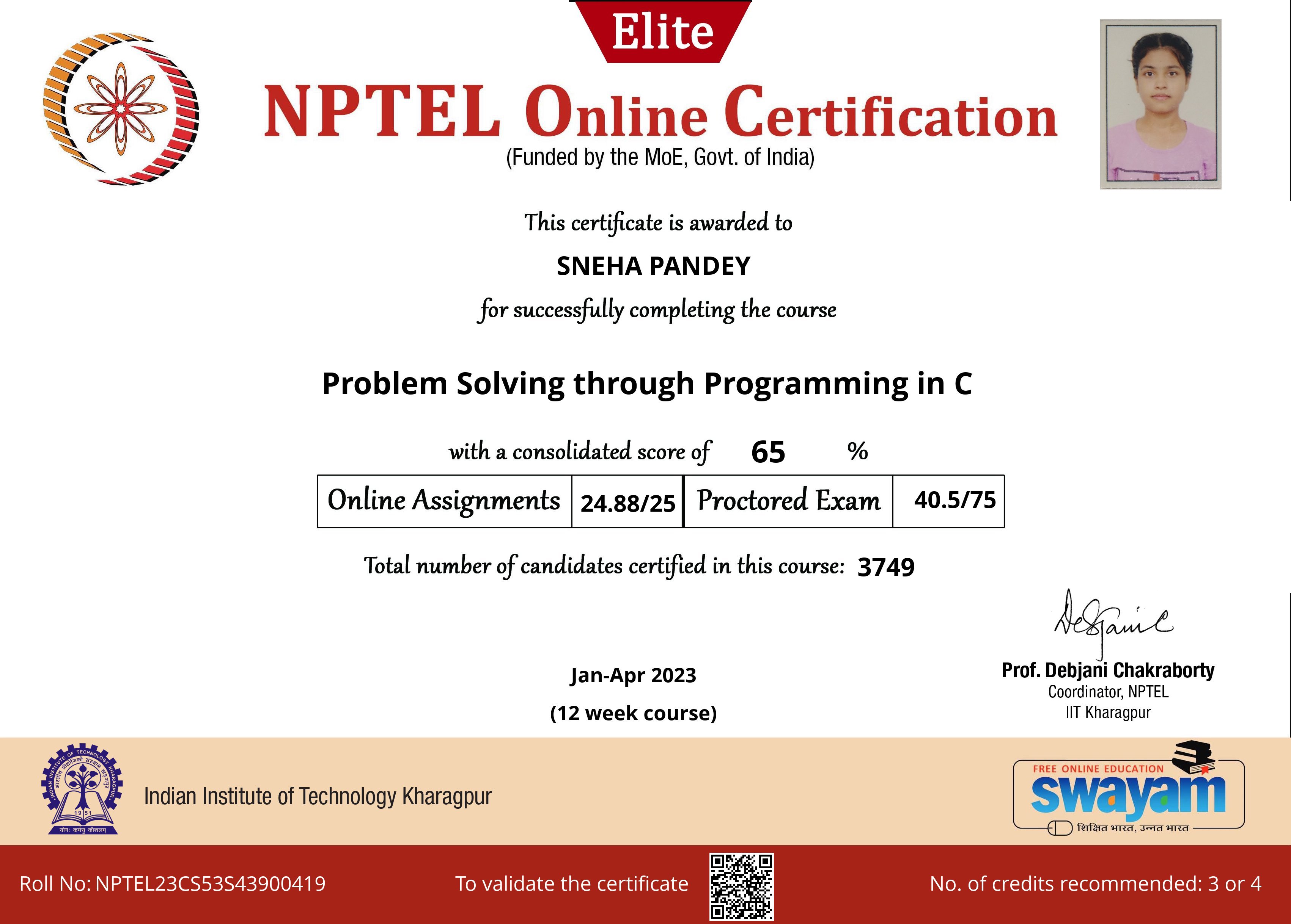 Sneha Pandey - Aspiring Software Engineer || CSE || C++|| Java || Web development | LinkedIn