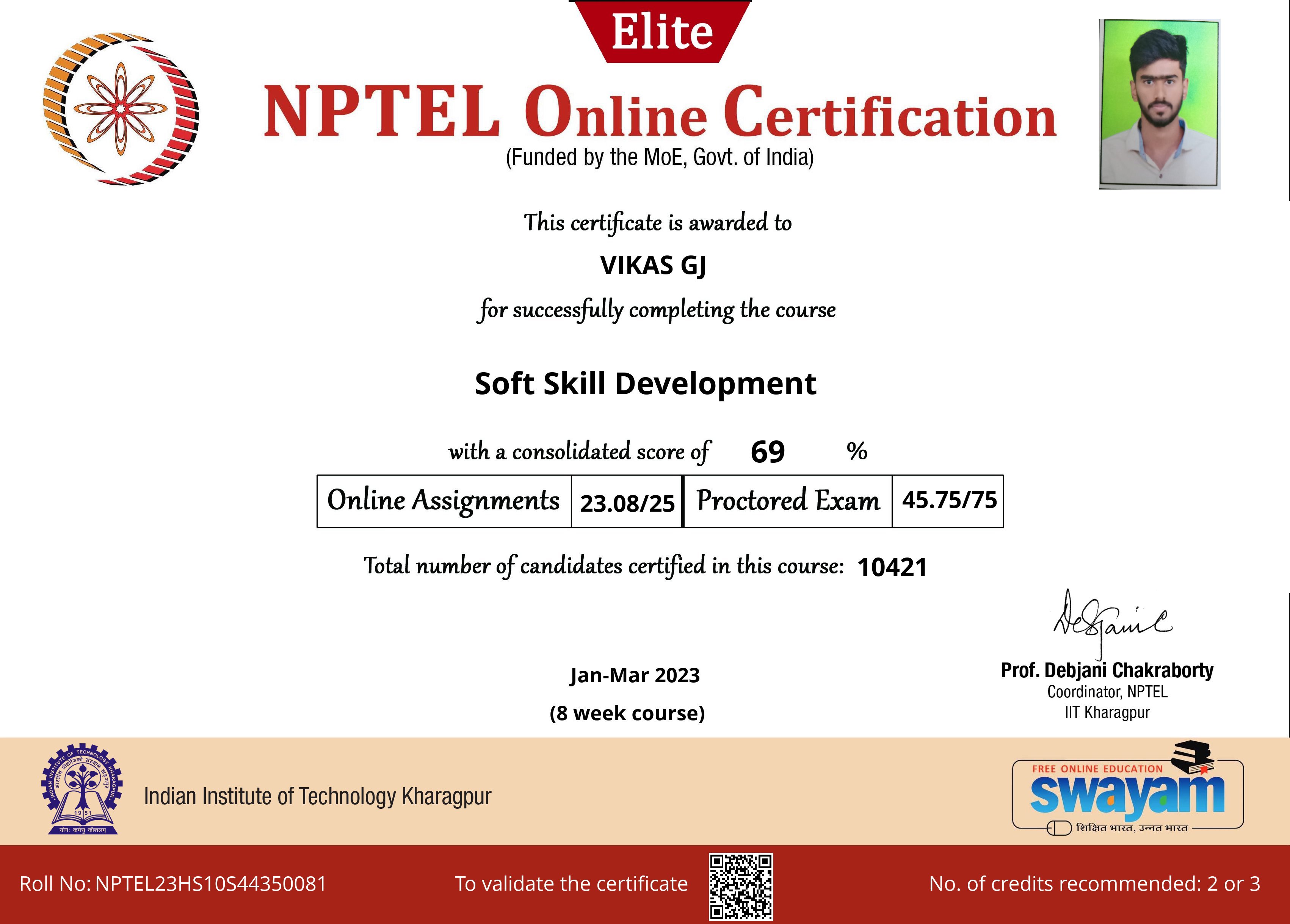 Vikas GJ - SDE Intern @ WOISWP | Python Developer | Passionate About Web Development and ...