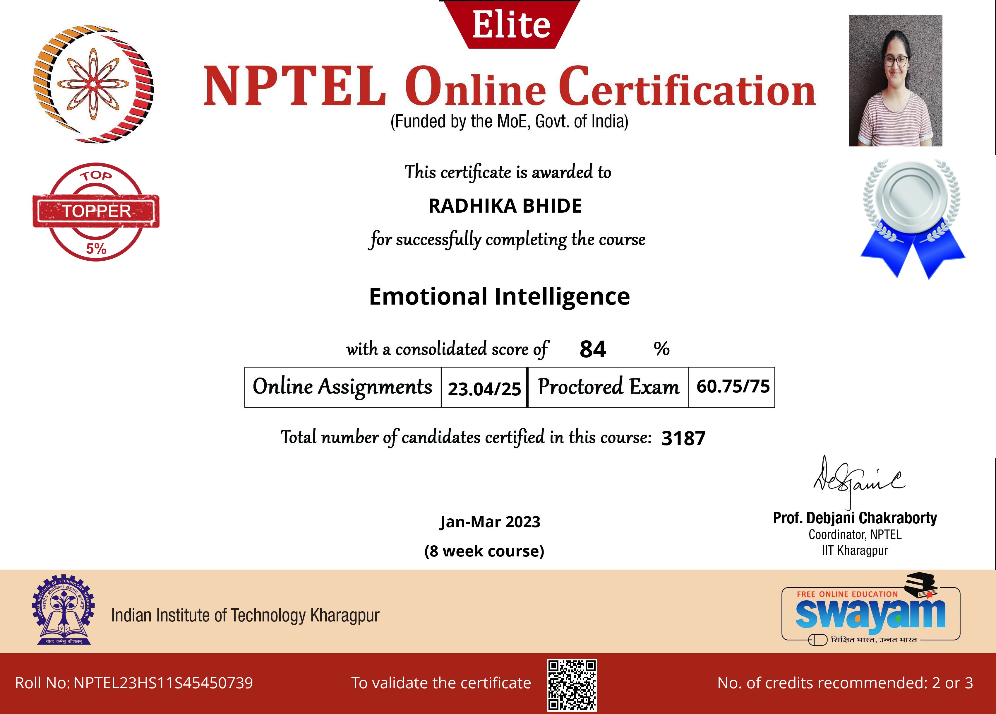 Radhika Bhide - PGDM Welingkar '27 | B.A Psychology FC '25| Ex-HR Intern- B.U Bhandari | | LinkedIn