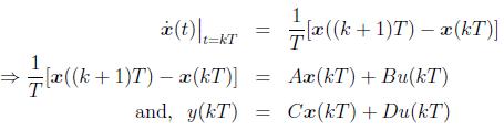 Let us consider the dynamical system described by the state space model ...